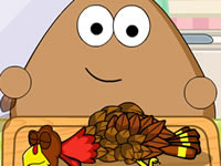 Play Pou Thanksgiving Day Slacking - Free online games with Qgames.org