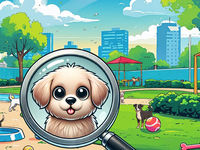Play Hidden Object - Find the Dog - Free online games with Qgames.org