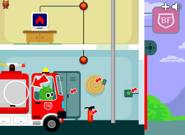 Play Be Fireman - Free online games with Qgames.org