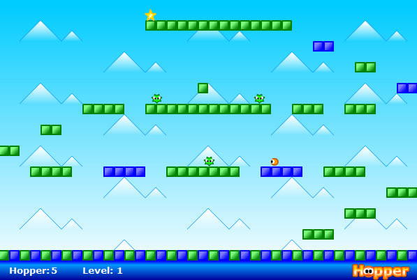 Play Hopper - Free online games with Qgames.org