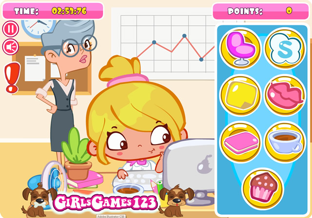 Play Office Slacking 13 - Free online games with Qgames.org