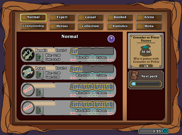 Play Card hunter idle - Free online games with Qgames.org