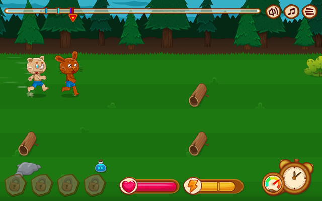 Play Run Forest Run - Free online games with Qgames.org