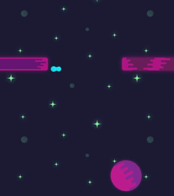 Play SpaceFall - Free online games with Qgames.org