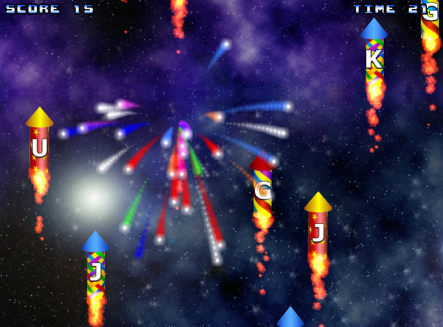 Play Type Rocket 60 - Free online games with Qgames.org