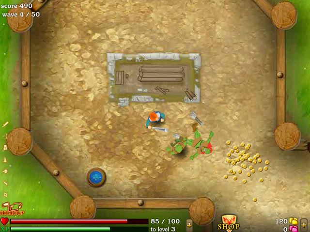 Play Knight Orc Assault - Free online games with Qgames.org