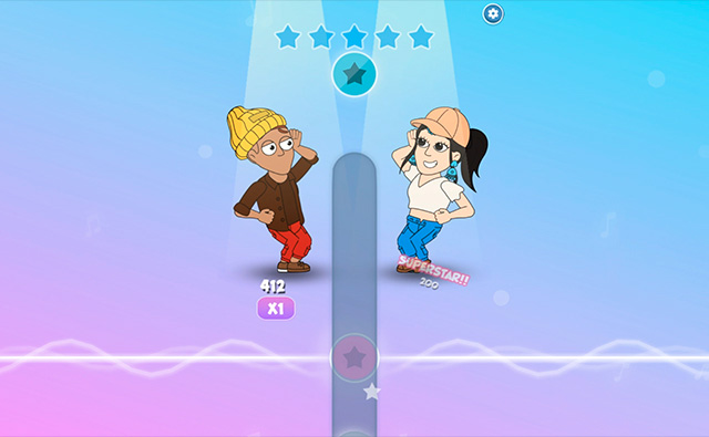 Play Dance Battle - Free online games with Qgames.org