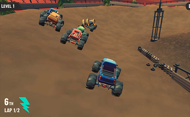 Play Monster Truck Crazy Racing - Free online games with Qgames.org