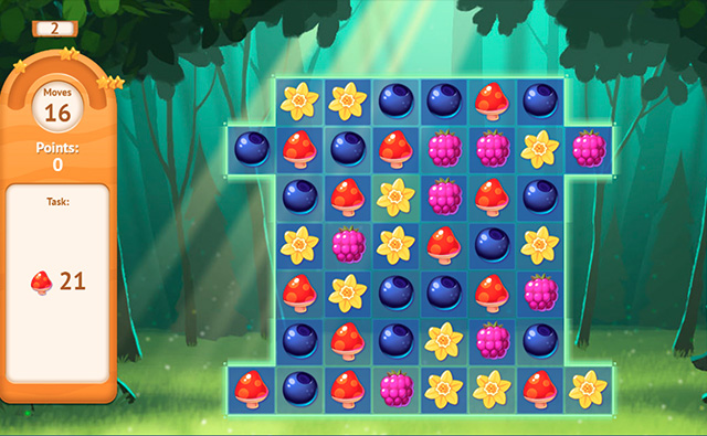 Play Forest Match 3 - Free online games with Qgames.org