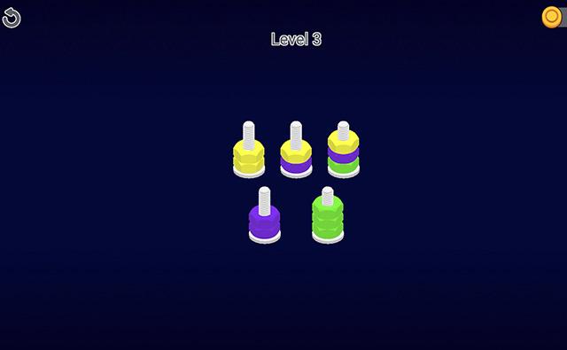 Play Nuts Sort - Color Sort - Free online games with Qgames.org