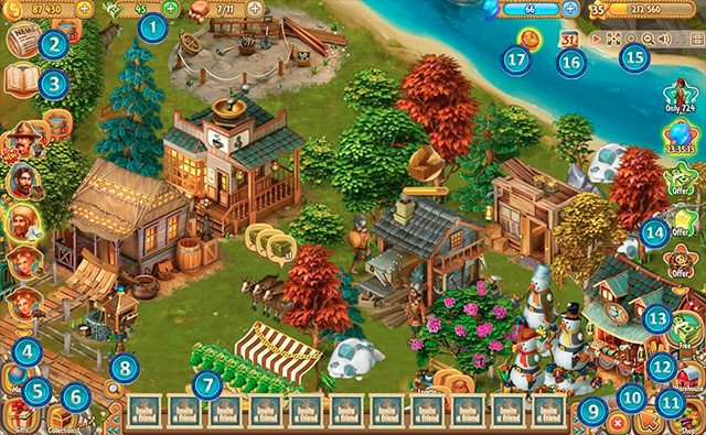 Play Golden Frontier - Free online games with Qgames.org