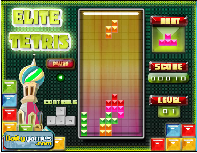 Play Elite Tetris - Free online games with Qgames.org