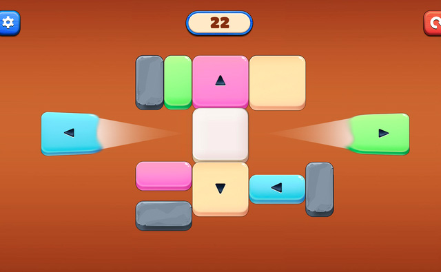 Play Move the Tile - Clear the Field - Free online games with Qgames.org