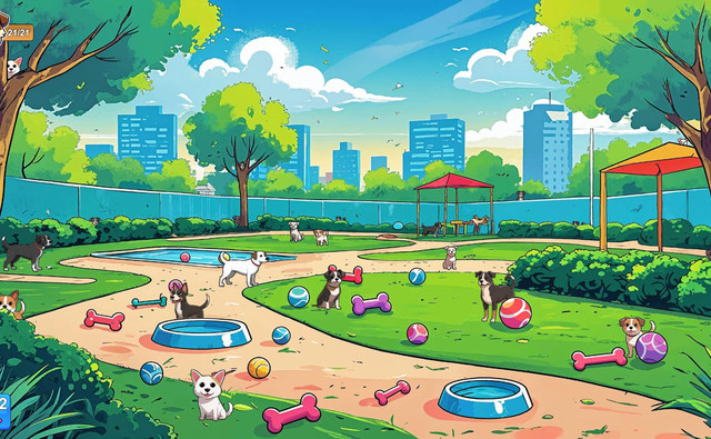 Play Hidden Object - Find the Dog - Free online games with Qgames.org