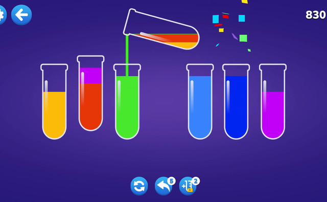 Play Liquid Sort - Free online games with Qgames.org