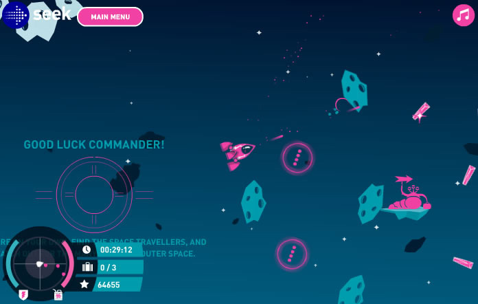 Play Space Rescue - Free online games with Qgames.org