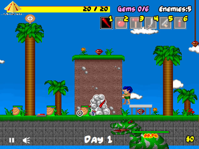 Play Gem Defender - Free online games with Qgames.org