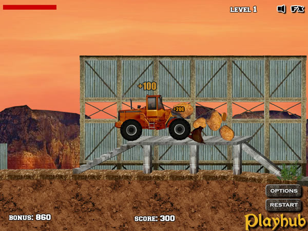 Play Bulldozer Mania - Free online games with Qgames.org