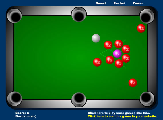 Play Mini Pool - Free online games with Qgames.org