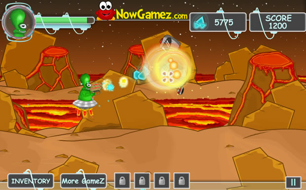 Play Alien Vs Robots - Free online games with Qgames.org