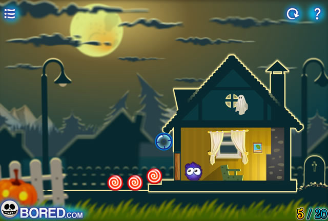 Play Catch The Candy Halloween - Free online games with Qgames.org